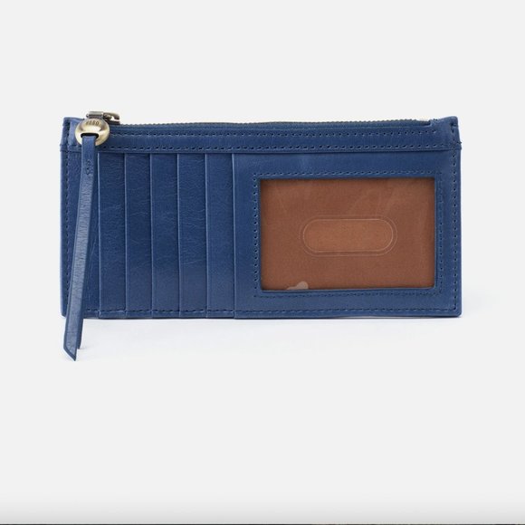 Bags | Nwt New Hobo Carte Card Case Atlantis Blue Leather Retired Rare ...